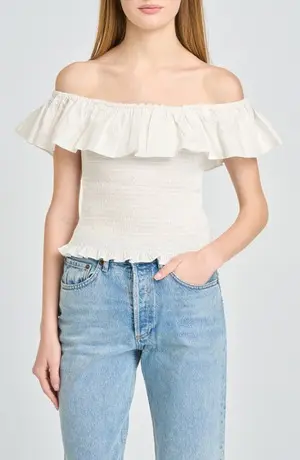 Wayf Ruffle Blouses