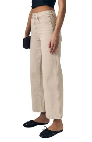LE JEAN Juliette High-waist Wide-leg Jeans