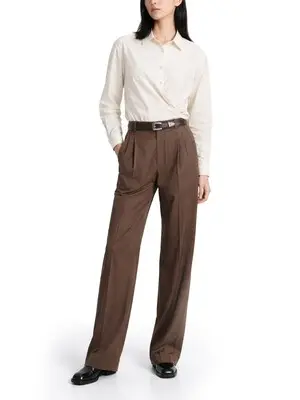LEMAIRE Straight Collar Twisted Shirt - Ivory
