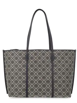 Tory Burch T Monogram Tote Bag - Blue
