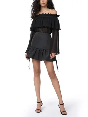 Nina Ricci Mini Peplum Skirt