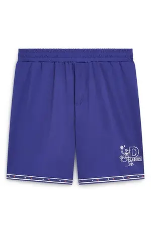 DIADORA Legacy Embroidered Piqué Soccer Shorts