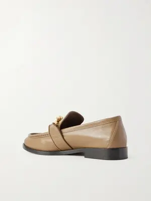 Bottega Veneta Astaire Embellished Leather Loafers