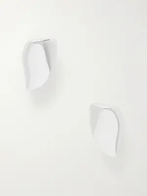 Bottega Veneta Prisma Earrings - Silver
