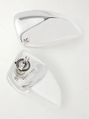 Bottega Veneta Prisma Earrings - Silver