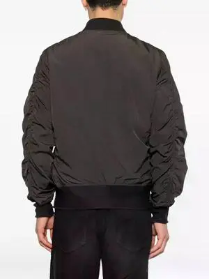 GIORGIO BRATO Zip-up Bomber Jacket - Grey