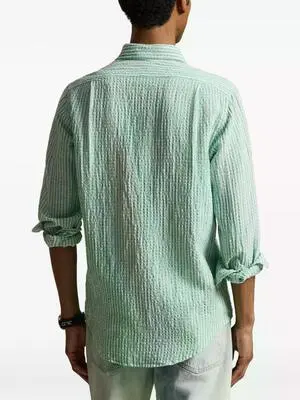 Polo Ralph Lauren Custom-fit Striped Seersucker Shirt