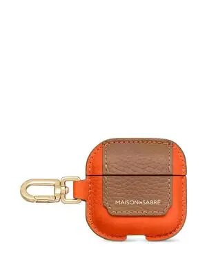 MAISON DE SABRE Leather Airpods 4 Keyring Case