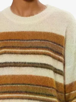 MARANT ETOILE Drussell Striped Pullover - Neutrals