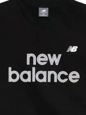 NEW BALANCE Logo-print T-shirt - Black