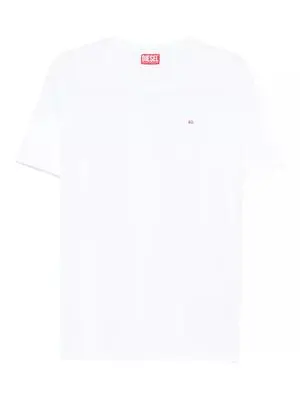 DIESEL® Embroidered-logo T-shirt - White