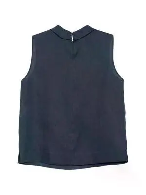 LARDINI High-neck Sleeveless Top
