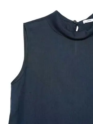 LARDINI High-neck Sleeveless Top