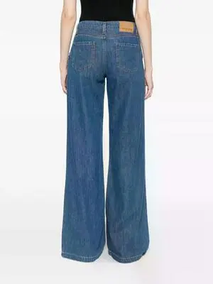 ERMANNO FIRENZE Crystal-embellished Jeans