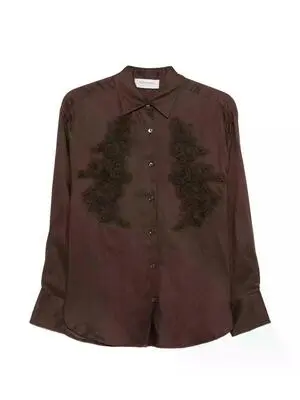 ERMANNO FIRENZE Embellished Long-sleeve Shirt