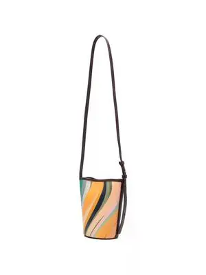 Paul Smith Mini Striped Bucket Bag - Neutrals