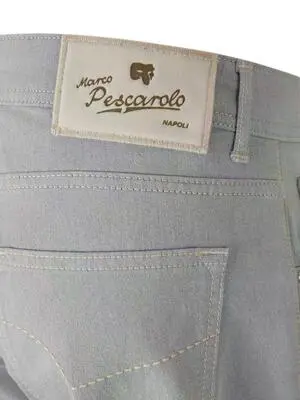 Marco Pescarolo Logo-patch Trousers - Grey