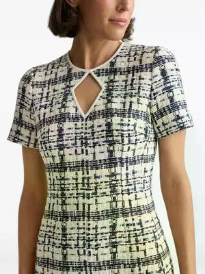 St. John Tweed Mini Dress - Neutrals