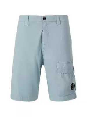 C.P. COMPANY Lens-detail Cargo Shorts - Blue