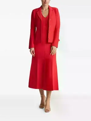 St. John Knit Sleeveless Midi Dress