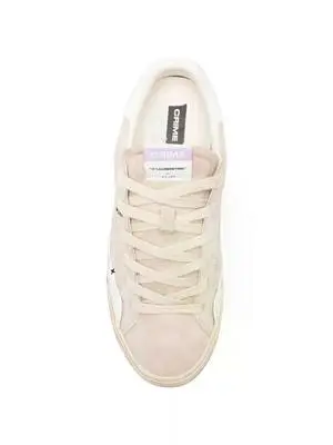 CRIME LONDON Leather Low-top Sneakers