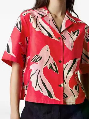 Paul Smith Fish-print Shirt - Pink
