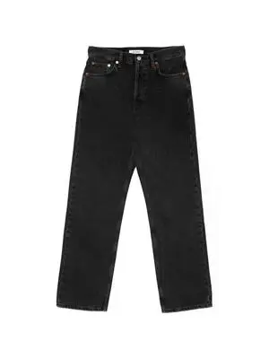 Re/done Black Wash Jeans For Women