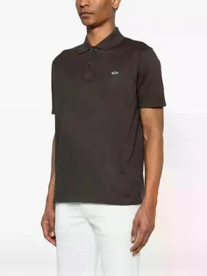 Paul & Shark Logo-detail Polo Shirt - Grey