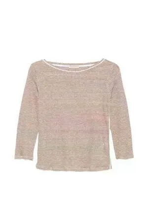 PUROTATTO Striped Top - Neutrals