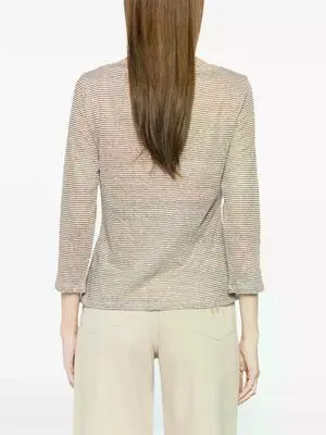 PUROTATTO Striped Top - Neutrals