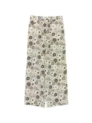 Aspesi Floral-print Trousers