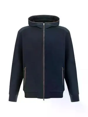 Paul & Shark X-soft Zip-up Hoodie - Blue