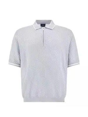 Paul & Shark Zip-fastening Cotton Polo Shirt - Grey