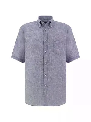 Paul & Shark Short-sleeve Linen Shirt