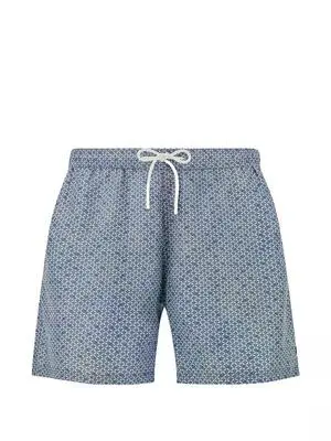 Paul & Shark Geometric Print Swimwear - Blue