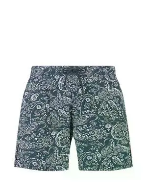Paul & Shark Paisley Print Swimwear - Blue