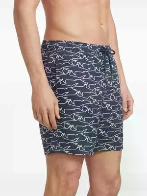 Paul & Shark Shark-print Swim Shorts