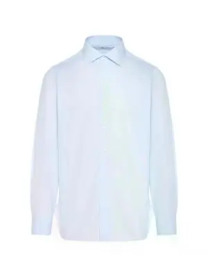 FINAMORE 1925 Long-sleeve Shirt - Blue