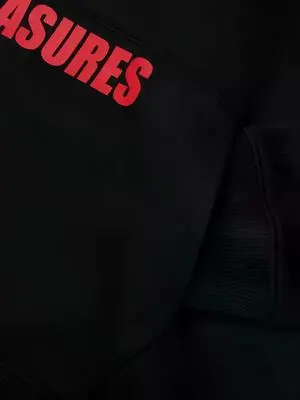 PLEASURES Skeleton Print Hooded Sweatshirt