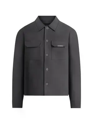 Manière De Voir Milo Technical Cargo Jacket - Grey