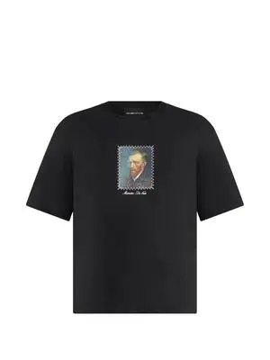 Manière De Voir Anders Cafe Terrace At Night Cotton T-shirt