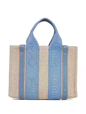 Chloé Woody Small Tote Bag - Neutrals