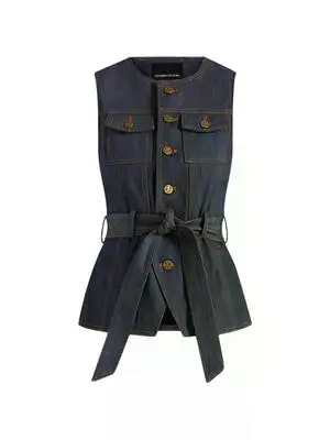 Maniere De Voir Belted Vests For Women