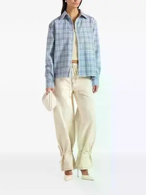 Manière De Voir Maniere De Voir Checked Whipstitch Shirt