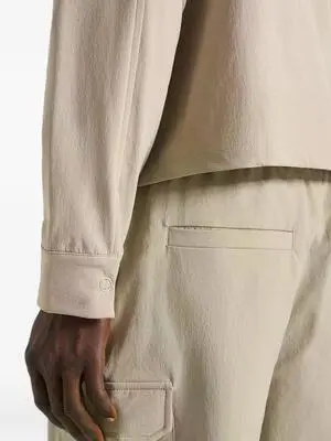 Manière De Voir Milo Technical Cargo Jacket - Neutrals