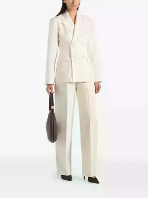Manière De Voir Maniere De Voir Double-breasted Sculpted Blazer - Neutrals