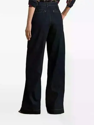 Ralph Lauren Pleated Wide-leg Jeans