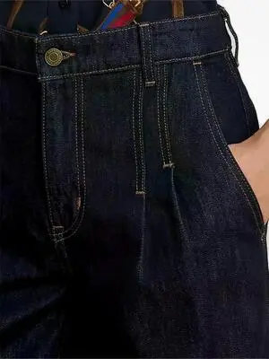 Ralph Lauren Pleated Wide-leg Jeans