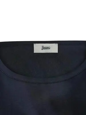 Herno Button-detail T-shirt - Blue
