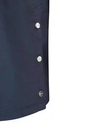 Herno Button-detail T-shirt - Blue